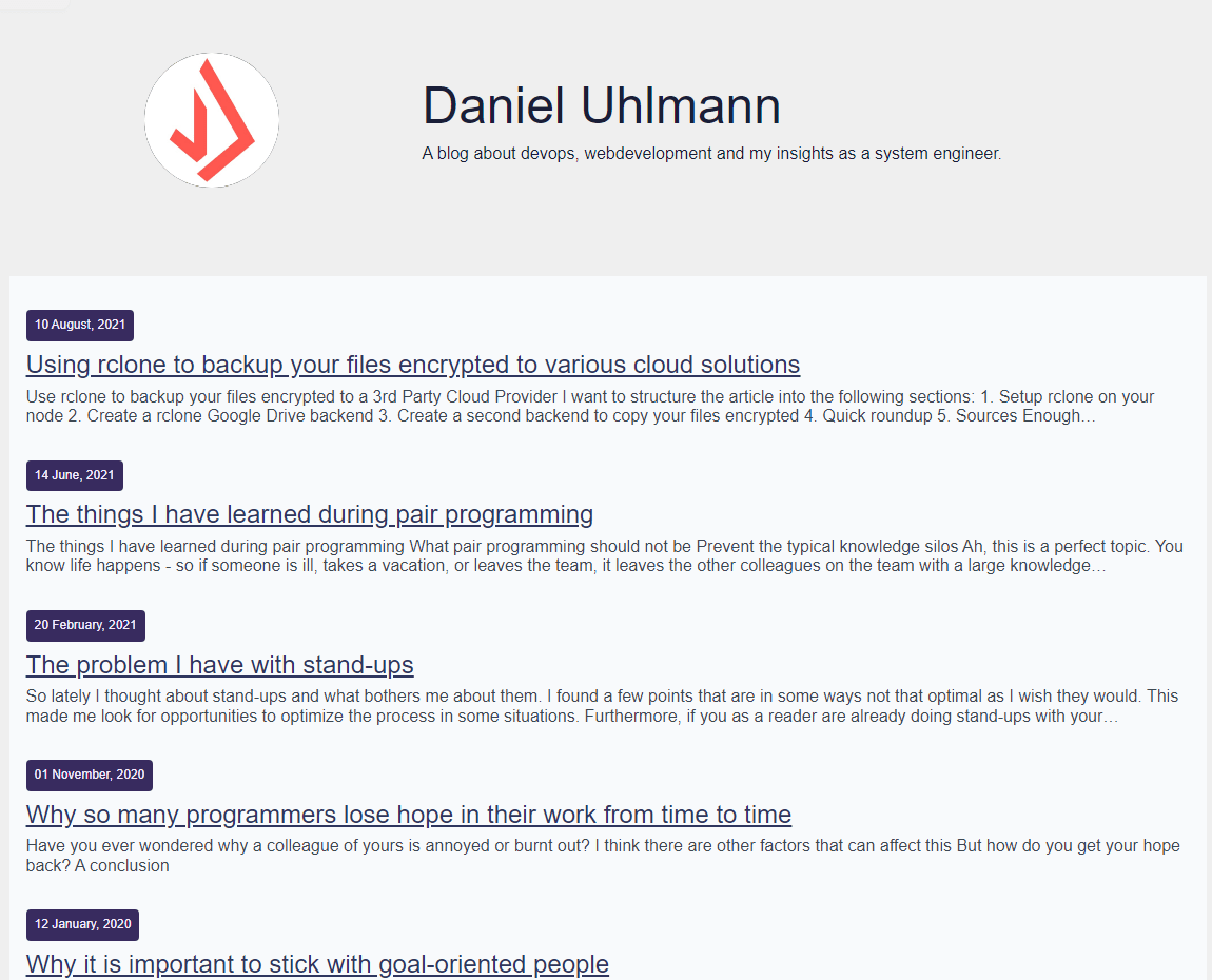 I have revamped my blog and here is why | Daniel's blog